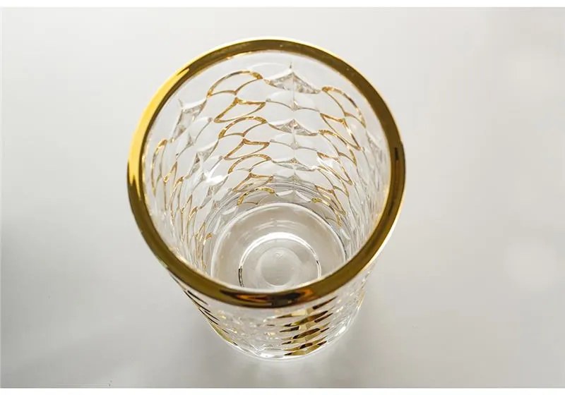 KŘISTÁLOVÁ VÁZA BOHEMIA PRESTIGE ARABESQUE GOLD 280MM