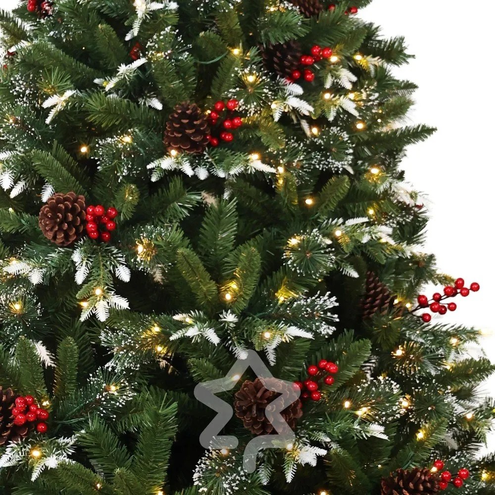 Umělý vánoční stromeček výška 180 cm Snowy Pine LED – Můj Stromeček