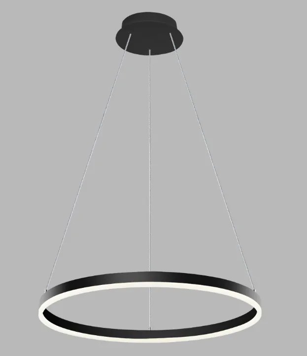 Závěsné led svítidlo LED2 Circle Barva: Černá, Chromatičnost: 3000K Dali, Ø - Průměr: 100cm