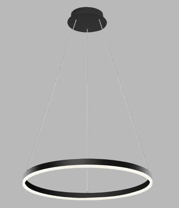 Závěsné led svítidlo LED2 Circle Barva: Černá, Chromatičnost: 3000K ON/Of, Ø - Průměr: 80cm