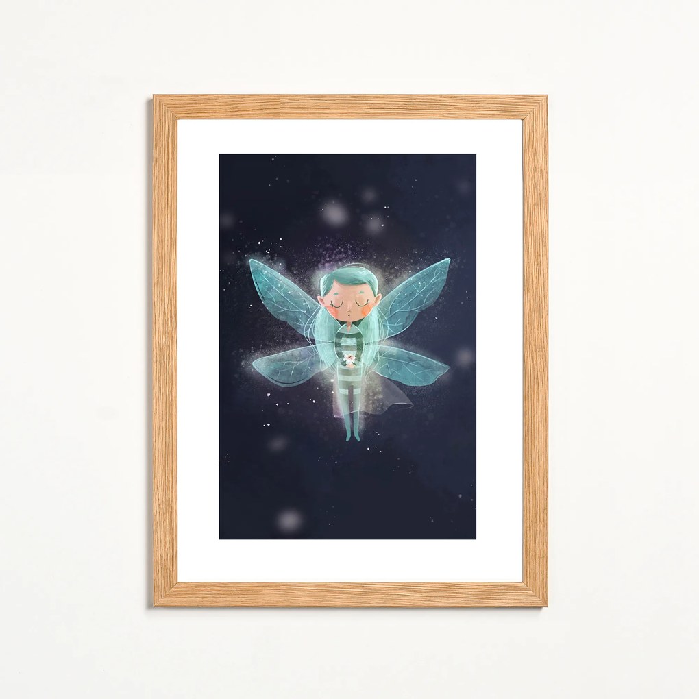 Lucie Sobelová | Víla Rám: Bílý, Velikost: 40 x 30 cm