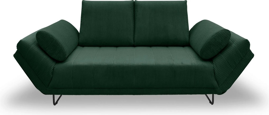 XXXLutz ROZKLÁDACÍ POHOVKA, textil, tmavě zelená MID.YOU - Rozkládací pohovky - 001776018101