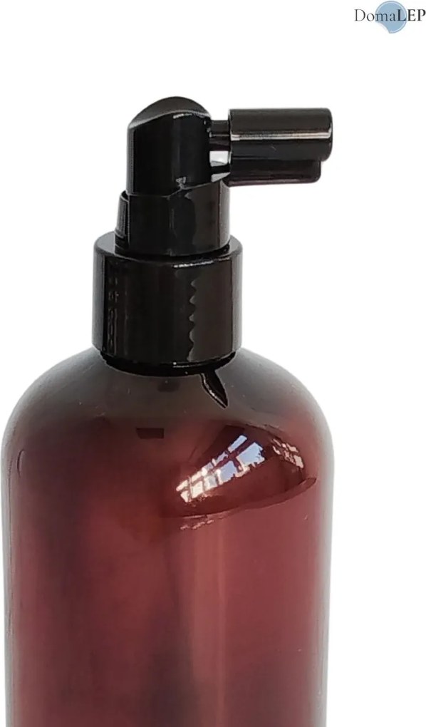 Dávkovač na mýdlo 300 ml hnědý s černým sprejem BELA