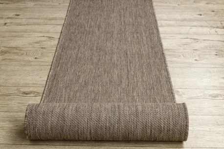 Běhoun SISAL FLOORLUX model 20433 taupe HLADKÝ