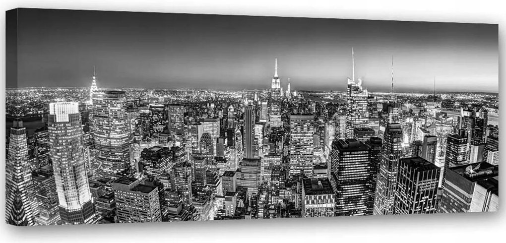 Obraz na plátně, New York panorama města 90x30