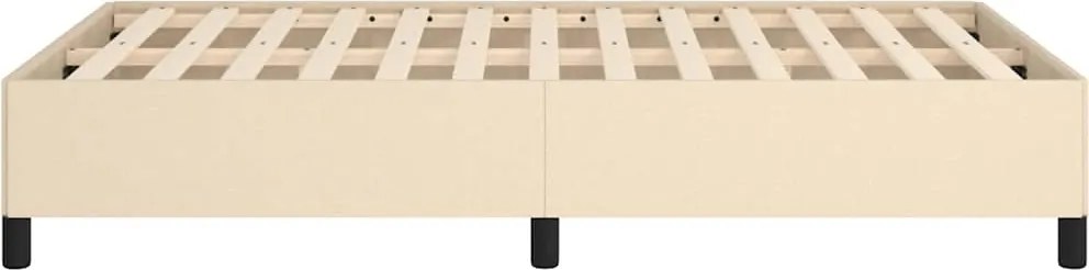 Rám postele bez matrací krémově 120x190 cm textil 3269636