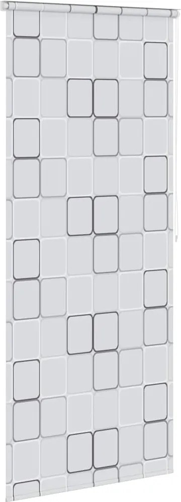 Sprchová roleta 120 x 240 cm čtvercový vzor 142849