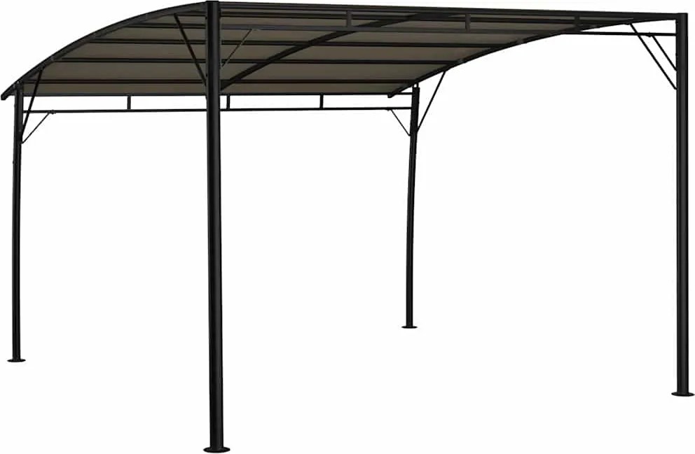 Slunečníkové markýzy 3 x 3 x 2,55 m Taupe 312254