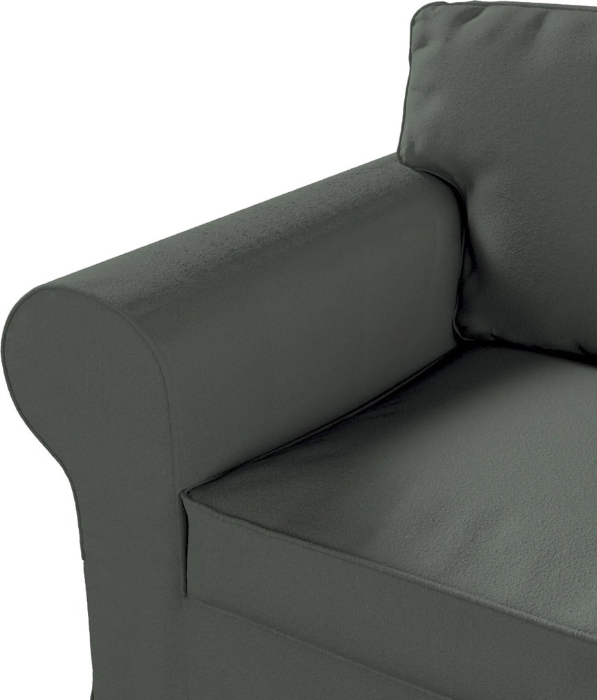 Potah na křeslo IKEA Ektorp barva zelená látka pletený vzor