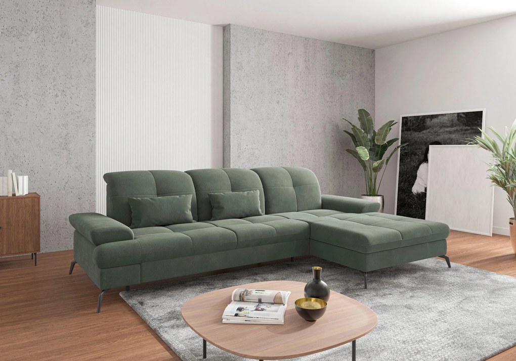 XXXLutz ROHOVÁ SEDAČKA, textil, zelená Sit & More - Sedací soupravy - 000144011503