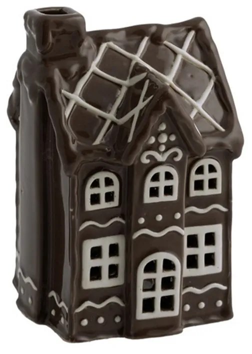 Keramický svícen domeček Julbyn nr 1 Storefactory Scandinavia