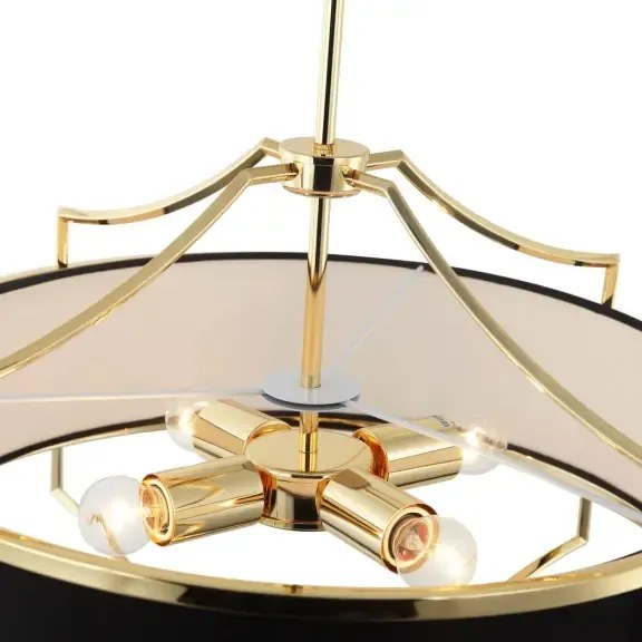 Designový lustr Stesso 55 černá