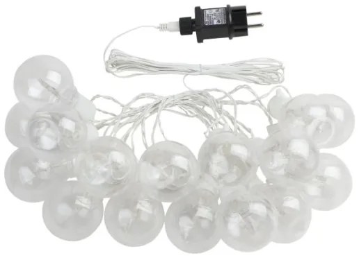 Eglo 900238 - LED Venkovní dekorační řetěz PARTAJ 16xLED/0,064W/24V IP44 bílá