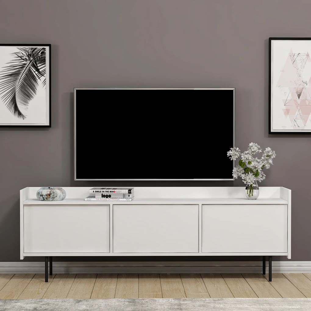 Kalune design TV stolek ATLAS bílý