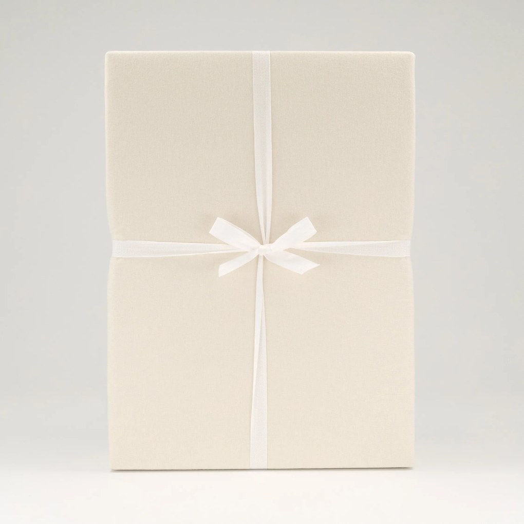 Florella Prostěradlo Avance Jersey Elastan Ivory, 90-100x200-220 cm
