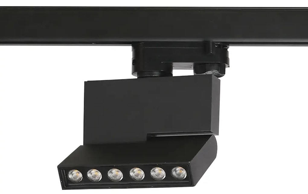 LED svítidlo do lišty Leon 5 Track 3Line černá