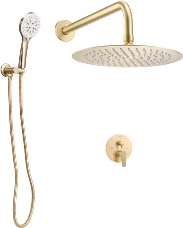 Sprchová baterie VEVOR, 254 mm – Kartáčované zlato