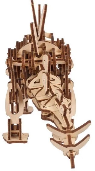 Ugears 3D dřevěné mechanické puzzle Stegosaurus