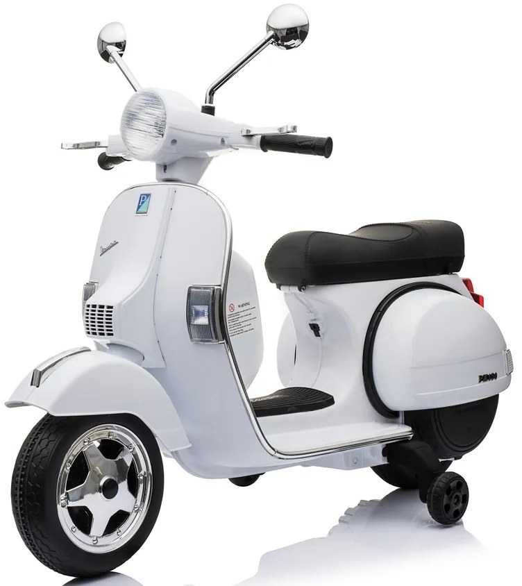 Dětský elektrický skútr Vespa PX150 bílý