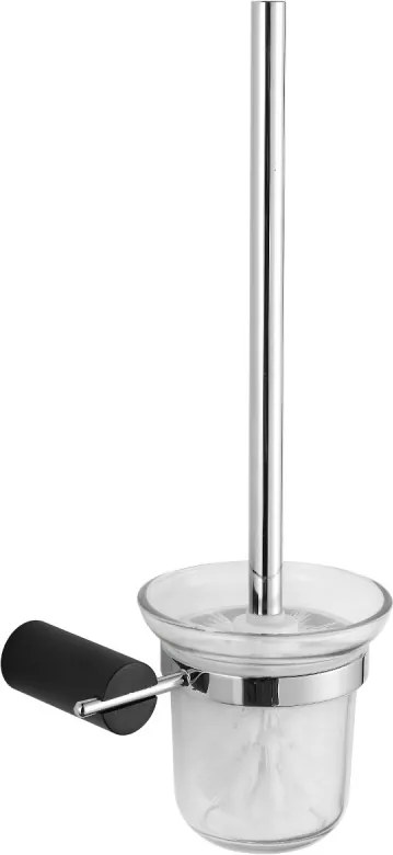 Mexen příslušenství, Aron wc kartáč černá/chrom, 7088150-07