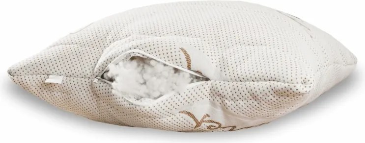 Prošívaný antialergický polštář 50 × 70 cm Silver EMI 1 + 1 ZDARMA