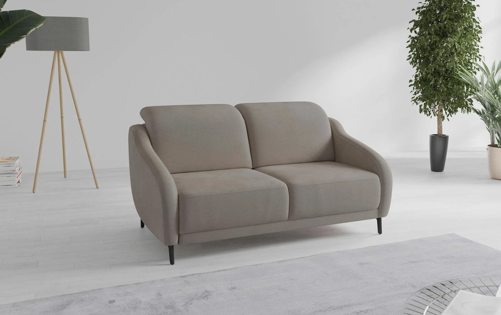 XXXLutz TŘÍMÍSTNÁ POHOVKA, textil, barvy lískového ořechu Sit & More - Pohovky - 000144024175