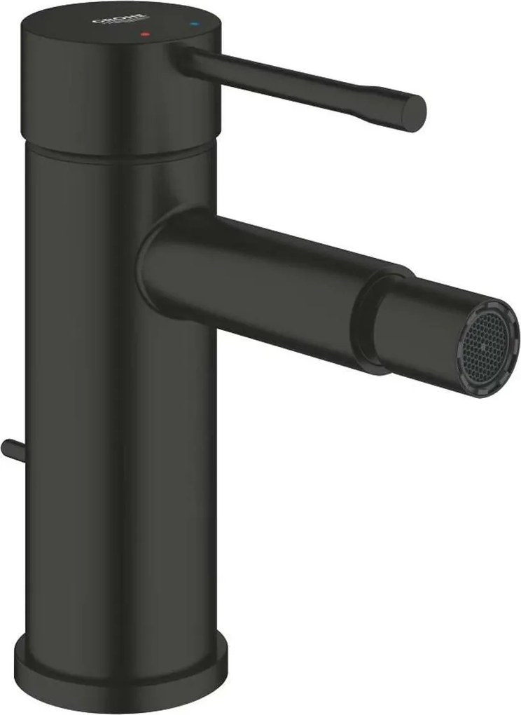 Grohe Essence New - Bidetová baterie s výpustí, matná černá 329352431