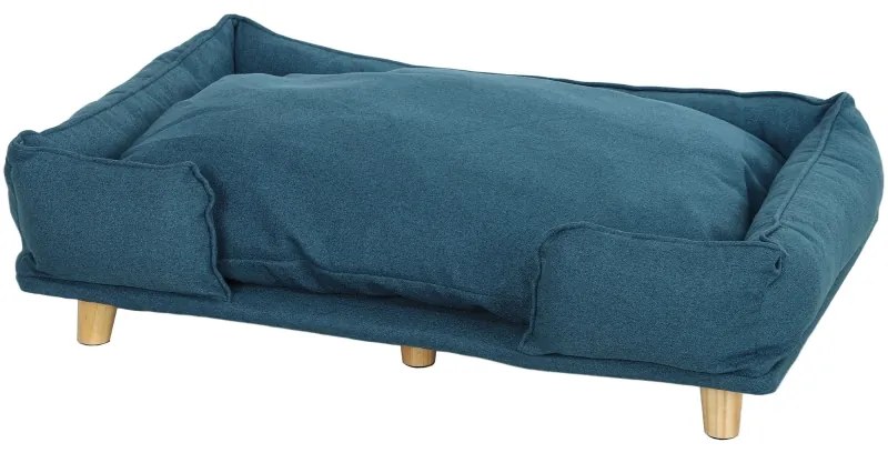 PawHut Pohovka pro psy, modrá (zvíře do 30 kg a 60 cm) D04-261V00DB