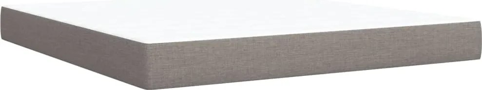 Box spring postel s matrací taupe 180x200 cm textil 3290571