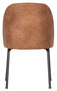 Jídelní židle VOGUE, kůže koňaková hnědá DEEEKHOORN 800816-B