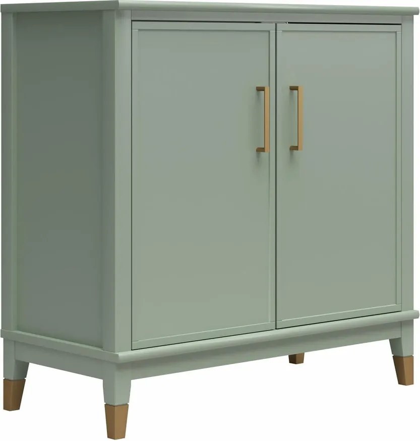 Zelená skříňka 86x85x41 cm Westerleigh – Støraa