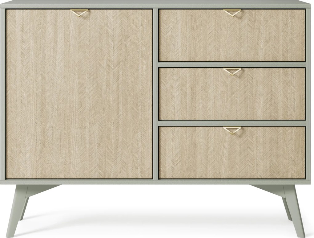 PSK Komoda NATURAL, Eukalyptus/Scandi 106 cm