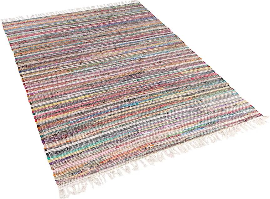 Krátkovlasý světlý barevný bavlněný koberec 140x200 cm - DANCA