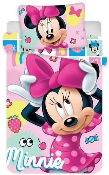 Javoli Dětské bavlněné povlečení Disney Minnie 100×135cm, 40×60 cm III