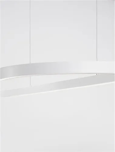 Závěsné LED svítidlo NOVA LUCE CUPPE 58W 3000K bílé 9345625