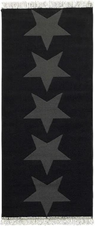 Šedý koberec Hanse Home Stars, 80 x 200 cm