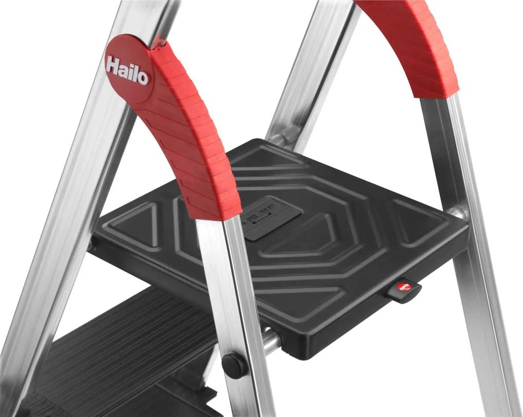 Hliníkové schůdky Hailo L100 Topline, 7+1 příčka, nosnost 150 kg, 8050-807