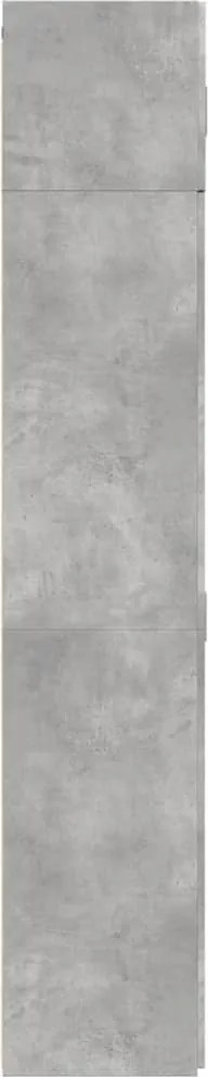 Úložná skříňka betonově šedá 70x42,5x225 cm kompozitní dřevo 3281332