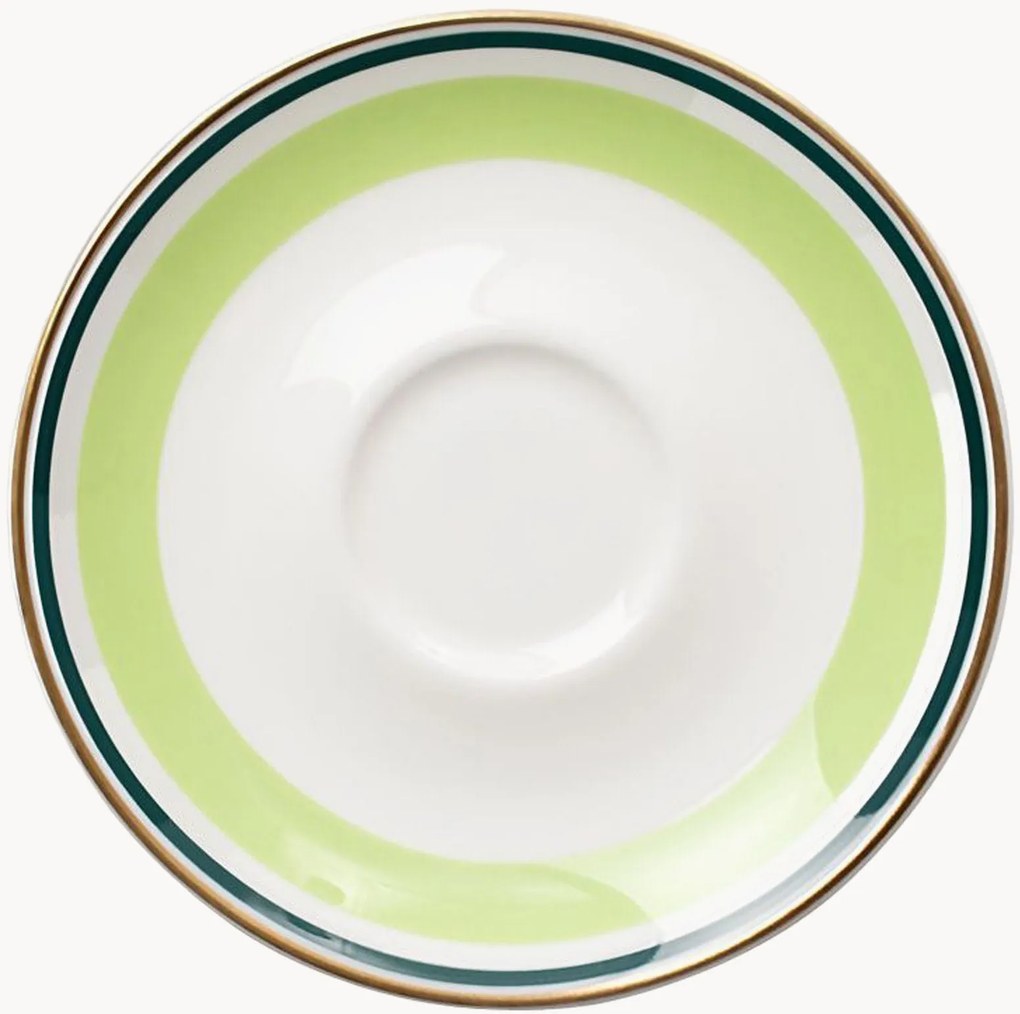 Sada podšálků z kostního porcelánu Capri, 6 dílů
