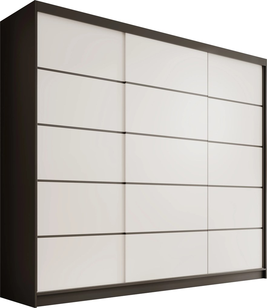 ADRK Furniture Posuvná skříň Andy 250 ADRK-SW-AND-BW-250