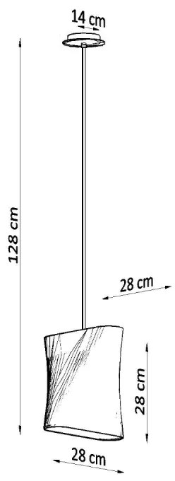 BLUM 1 Závěsné světlo, bílá SL.0769 - Sollux