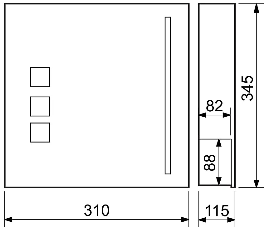 Poštovní schránka RICHTER BK.501.GW.AM (antracit matný), RICHTER antracit matná