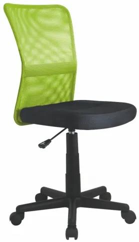 Halmar dětská židle DINGO barevné provedení limetkově zelená, černá