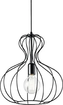 Závěsné svítidlo Ideal Lux SP1 Ampolla-1 SP1 148502 černé 35cm