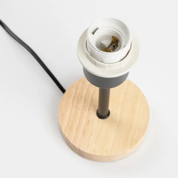 BRILAGI - Stolní lampa BOBO WOOD 1xE27/25W/230V dub/černá/krémová/králíčci