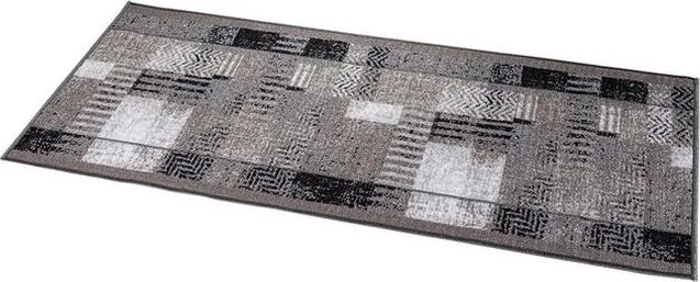 Kusový běhoun Patchwork šedá