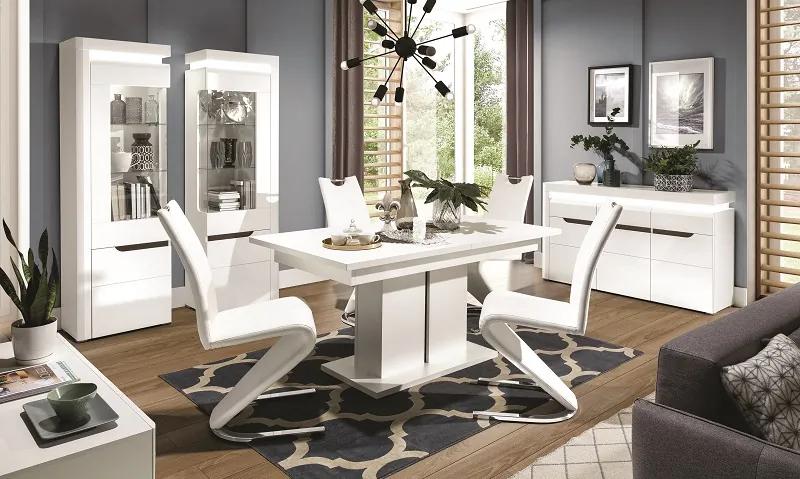 Irma rozkládací jídelní stůl IM13 Zvolte barvu lišty: Bílá