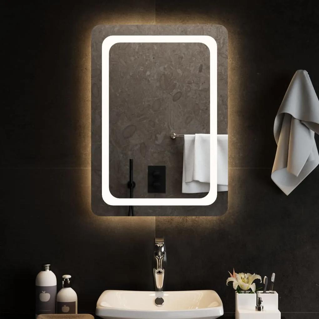 3154093 vidaXL Koupelnové zrcadlo s LED osvětlením 50x70 cm