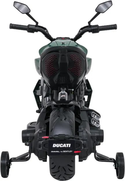 Elektrická motorka Ducati Diavel x Bentley zelená