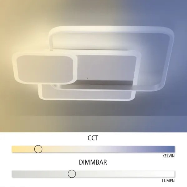 Paul Neuhaus 8319-55 - LED Stmívatelné stropní svítidlo EMILIO LED/53W/230V + DO